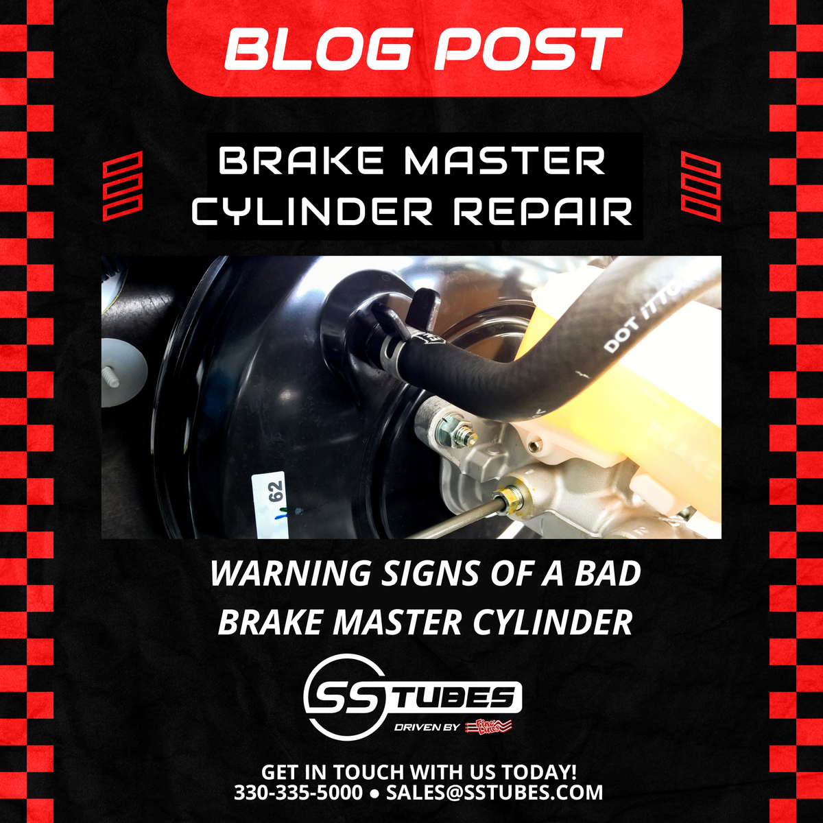 Warning Signs of a Bad Brake Master Cylinder | SS Tubes