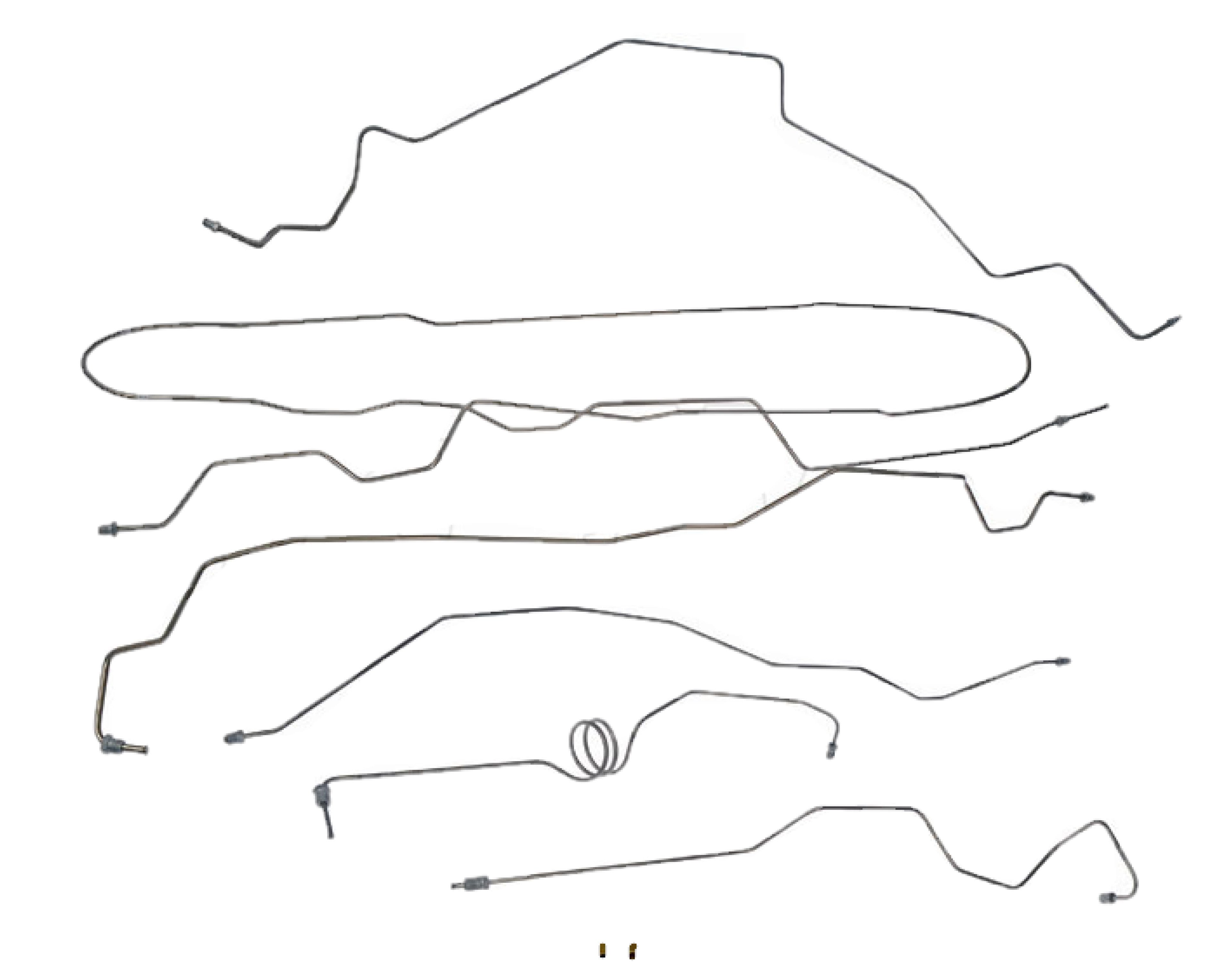 Dorman 919-228 Complete Brake Line Kit for 99-01 Ford F-250 / F-350 ...