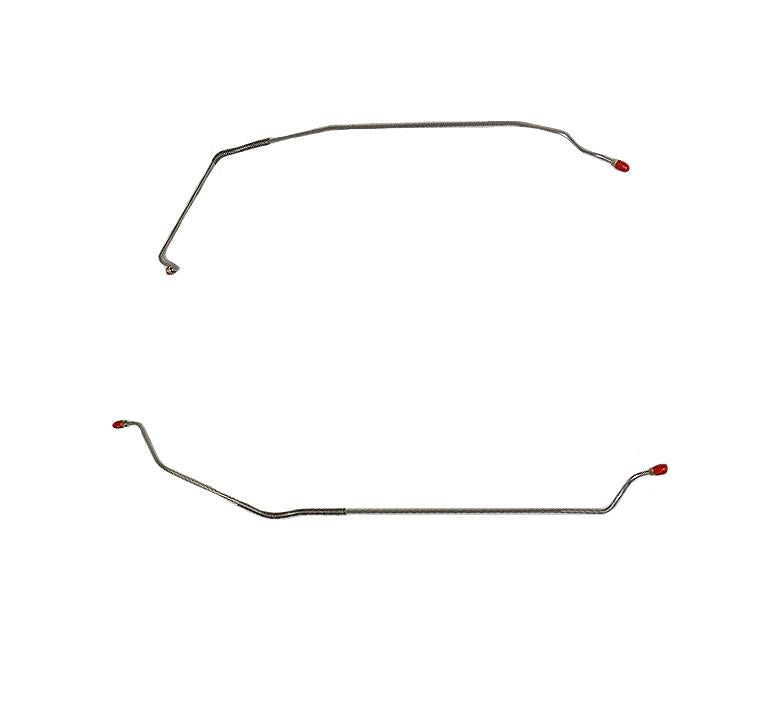 Rear Axle Lines For 67 Pontiac Firebird Rear Axle Brake Lines 2 Piece ...