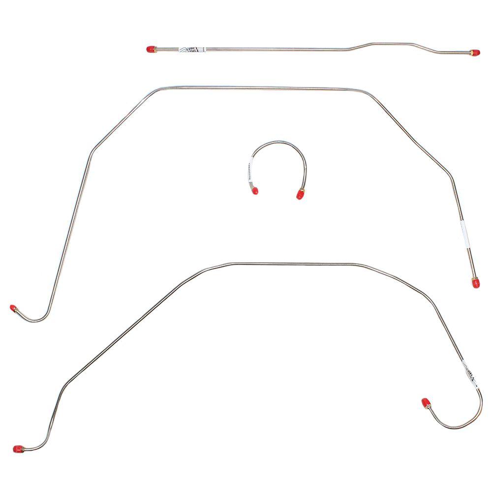 Front Brake Line Kit For 47-50 Chevy/GMC Series I 1/2 Ton Truck Front 4 ...