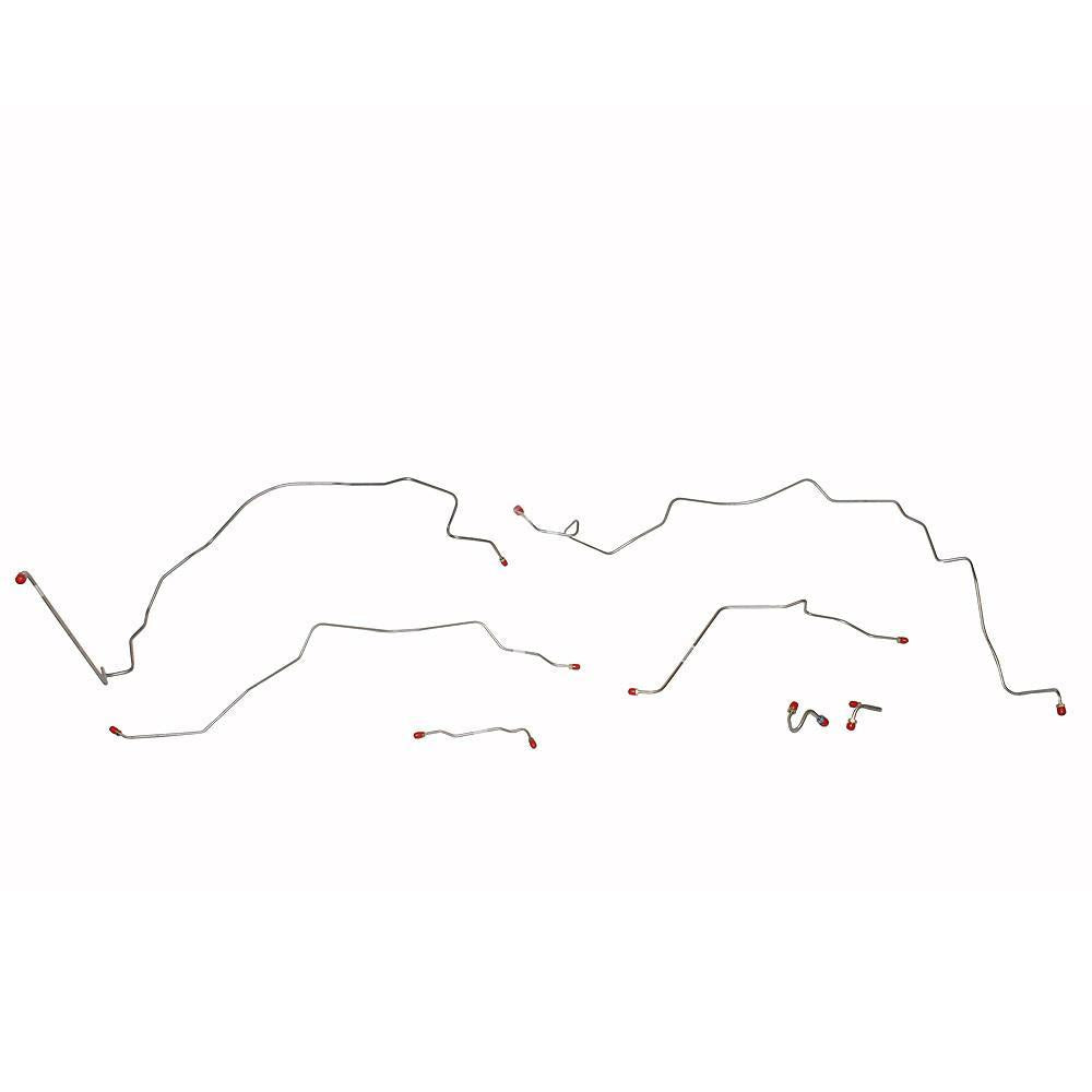 Front Brake Line Kit For 67-70 Chevy C10/GMC C1500 Power Brakes M/C ...